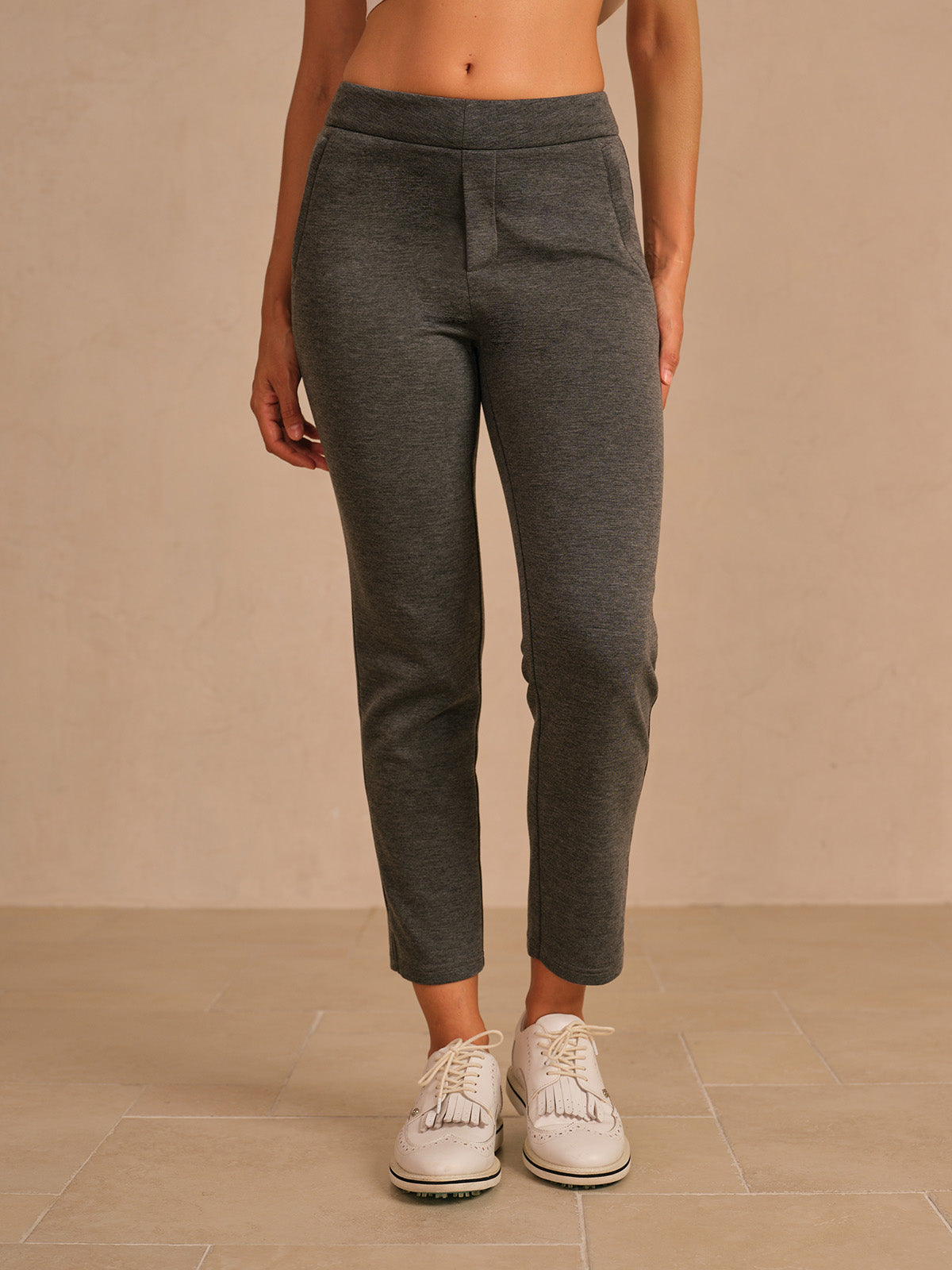 More Than Basic Stretch Zipper Pocket Ankle Pants – Acegolfs