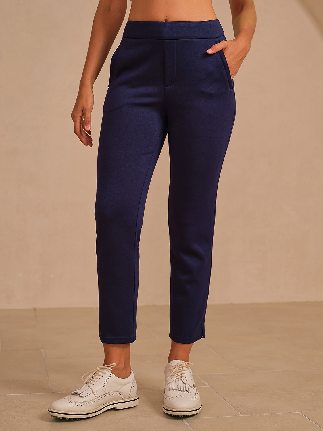 More Than Basic Stretch Zipper Pocket Ankle Pants – Acegolfs